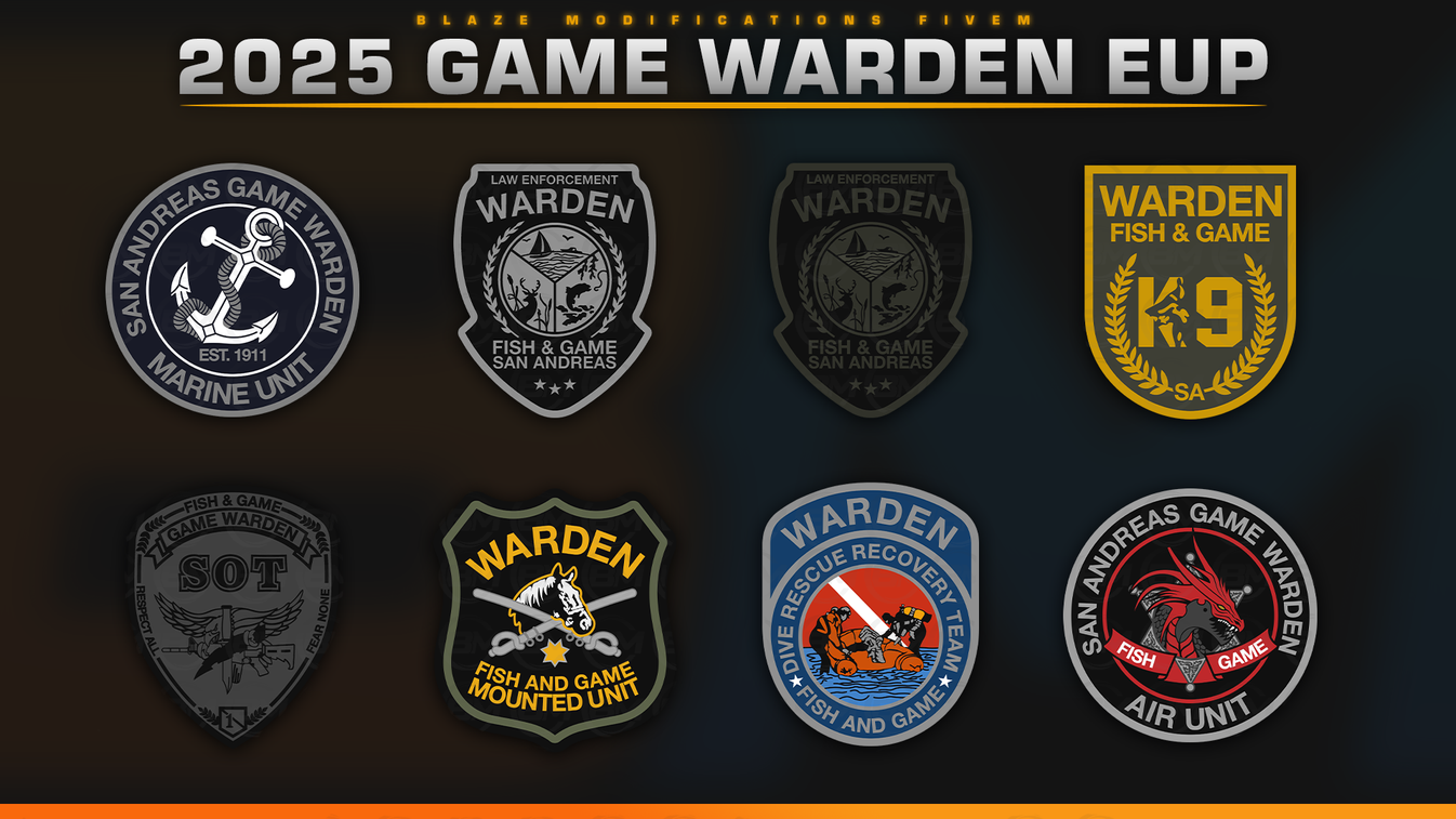 SAN ANDREAS GAME WARDEN EUP PACKAGE – BlazeModifications